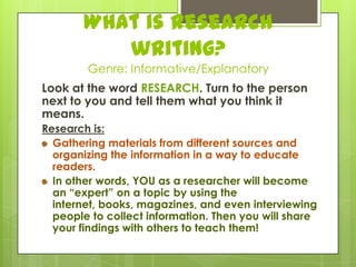 Introducing Research Writing to 3rd Graders, a K-5 Common Core Lesson ...