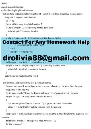 Write the code above and the ones below in netbeans IDE 8.13. (Eli.pdf