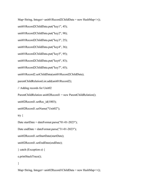 Write The Main Method In Java To Execute The Below Class And Represenpdf