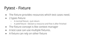 Write unit test from scratch | PPT