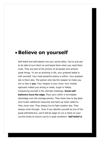 personal success strategies | PDF