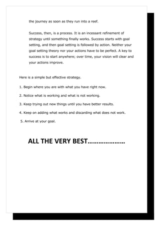 personal success strategies | DOC