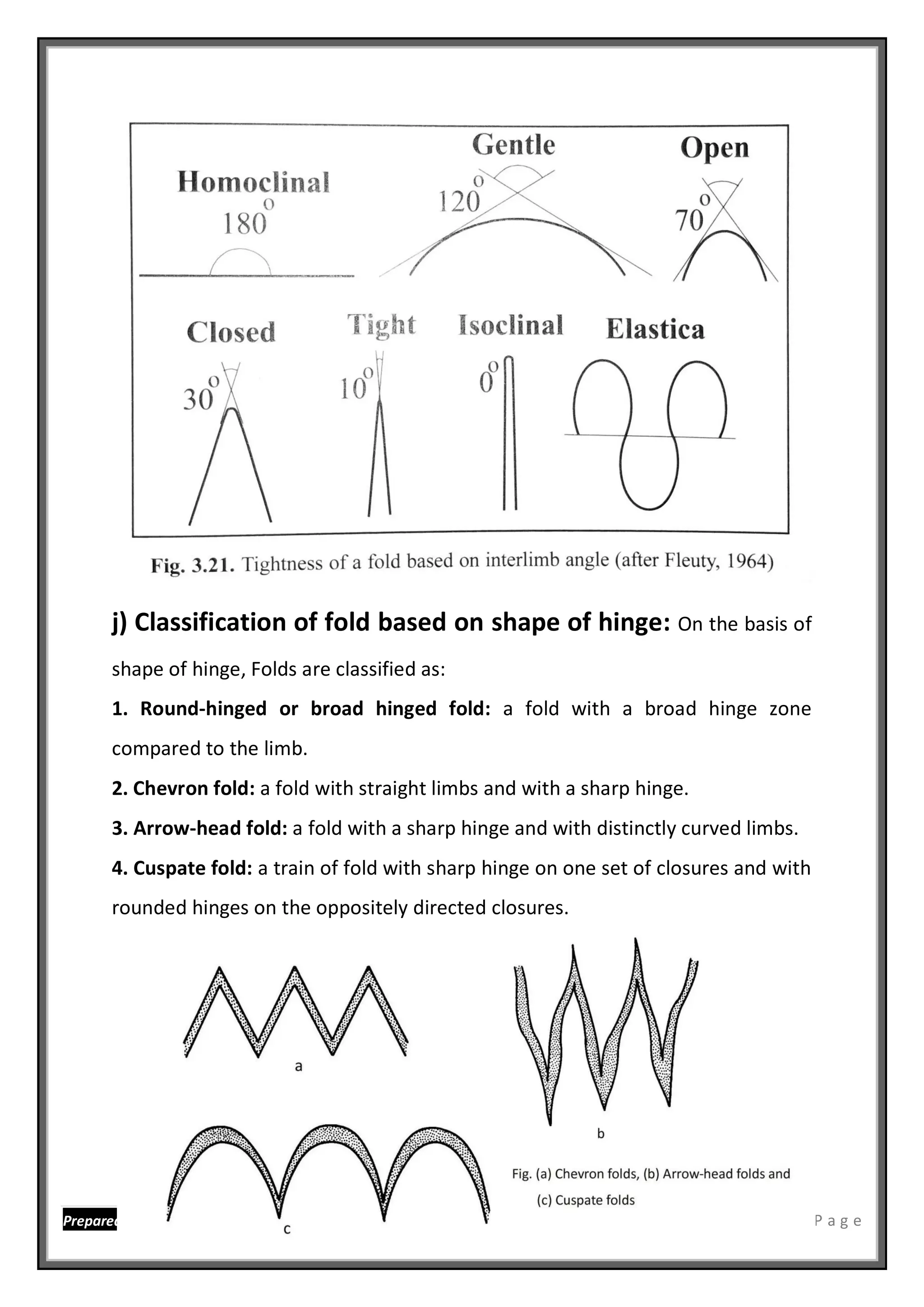Fold, its element, classification & Mechanism | PDF