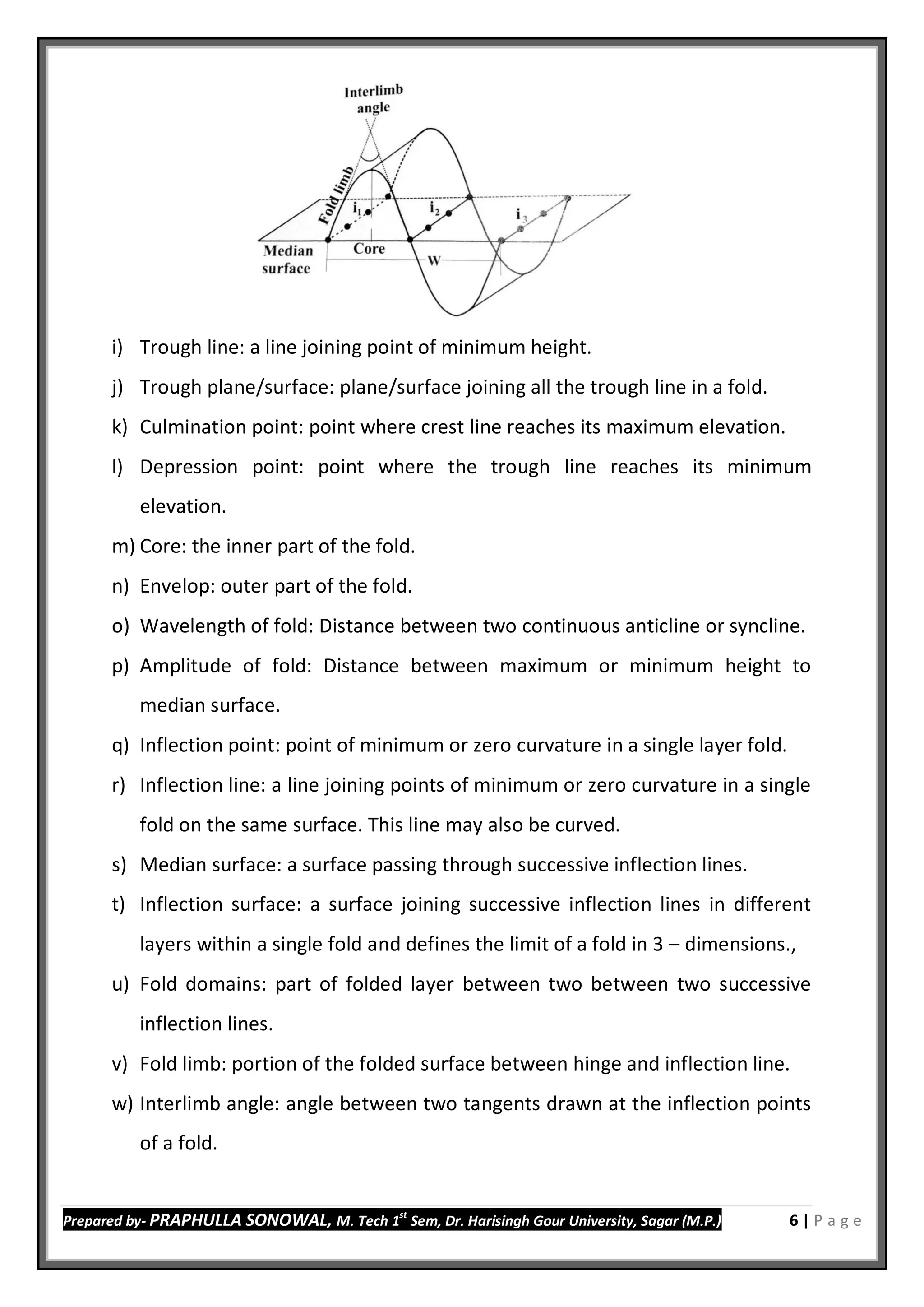 Fold, its element, classification & Mechanism | PDF