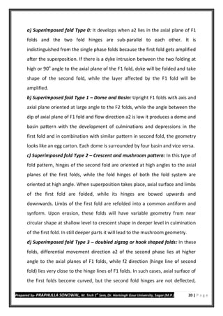 Fold, its element, classification & Mechanism | PDF