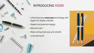 Social Media Marketing Plan for a Pen Manufacturer | PPTX
