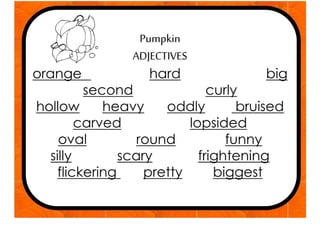 Write With The Pumpkins | PPT
