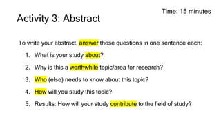 Write your Thesis using AI | PPTX