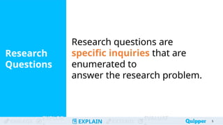 Writing research statement for qualitative research | PPTX