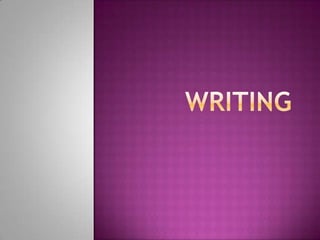 Writing | PPT
