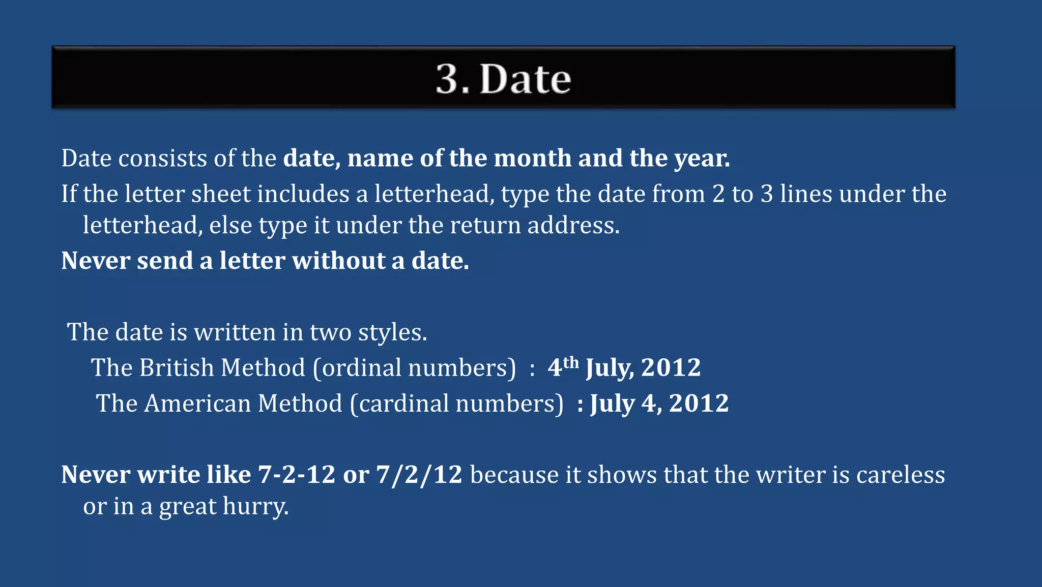 Writing - Letter Writing | PPTX