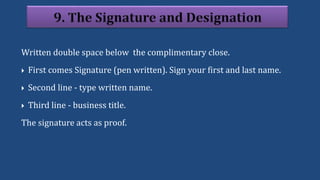 Writing - Letter Writing | PPTX