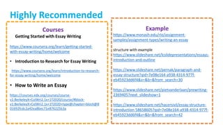 writing an Essay | PPT