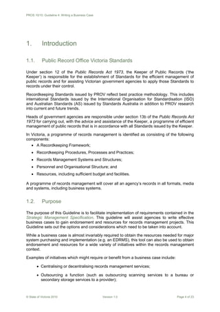 Writing a business case | PDF