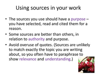Academic Writing and Referencing for Students | PPTX