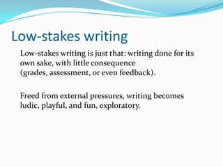 Writing in the Disciplines | PPTX