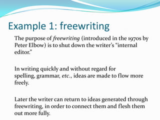 Writing in the Disciplines | PPTX