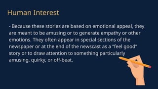 Elements of a Good News Story featuring Tips in News Presenting | PPTX