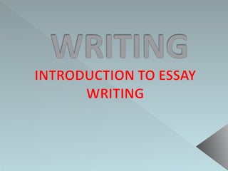 Essay writing Notes and Presentation.ppt