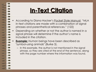 Writing A Bibliography | PPT