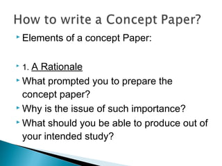 Writing a-concept-paper | PPT