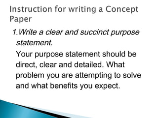 Writing a-concept-paper | PPT