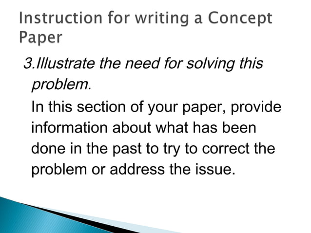 Writing a-concept-paper | PPT | Science