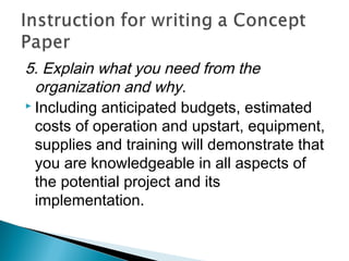 Writing a-concept-paper | PPT