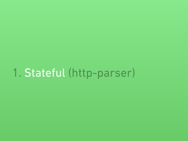 Writing a fast HTTP parser | PPT