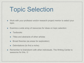 Writing-a-Literature-Review-in-Psychology-and-Other-Majors.ppt