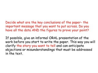 Writing A Research Paper | PPT