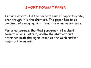 Writing A Research Paper | PPT