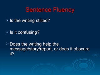 Writing Across the Curriculum: Exploring the 6 Traits | PPT