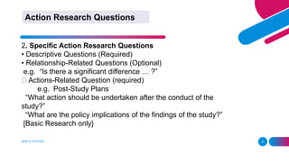 WRITING-AN-ACTION-RESEARCH-Dan.pptx | Educational Assessment | Education