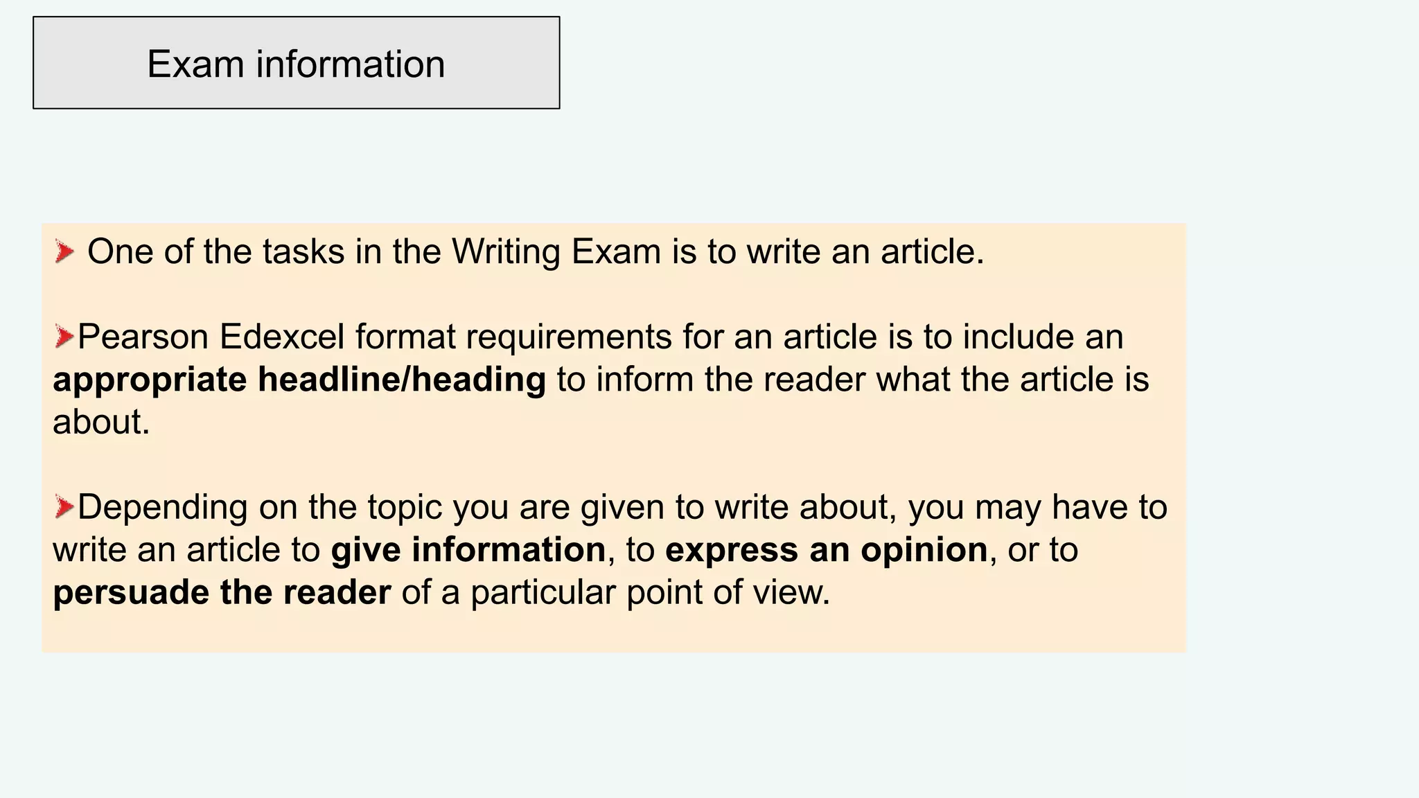 FS English Level 2 – April 15, 2023 (Writing : Articles). | PDF