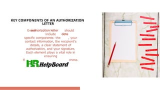 writing-authorization-letter , Writing authorization letter | PPTX