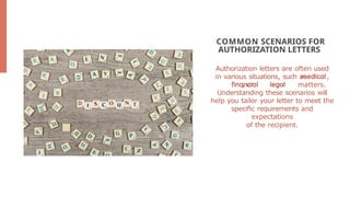 writing-authorization-letter , Writing authorization letter | PPTX