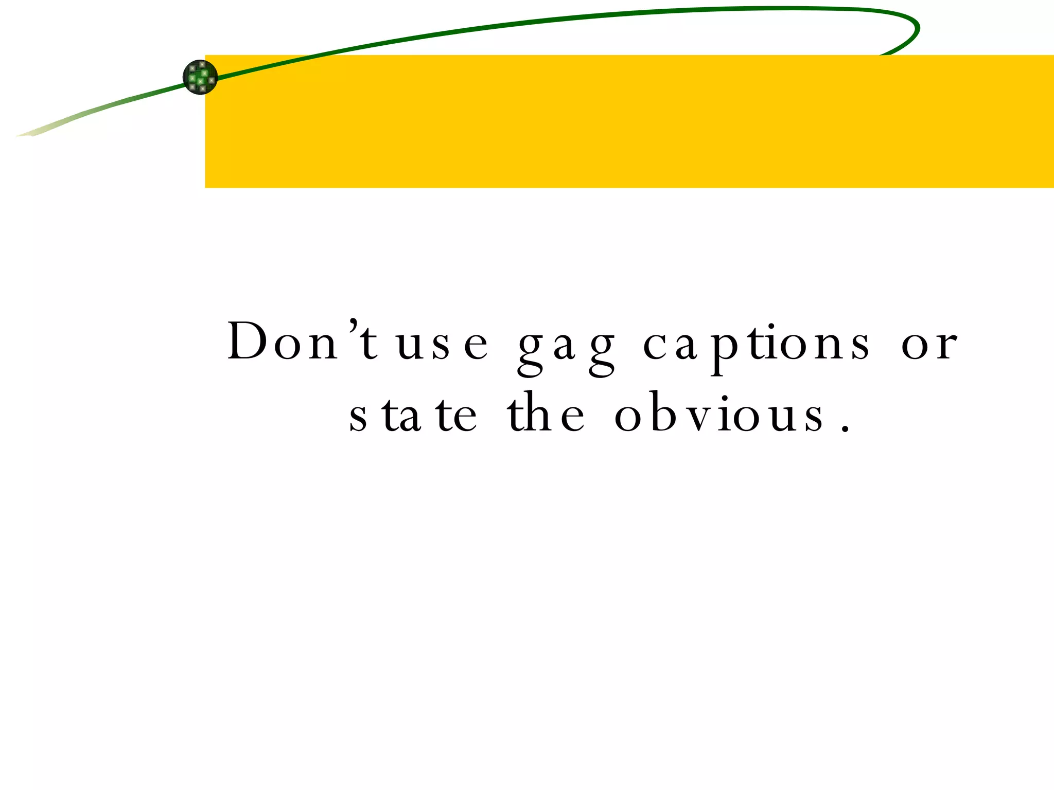 Writing Captions | PPT