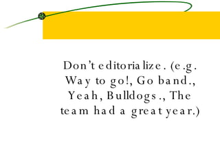 Writing Captions | PPT