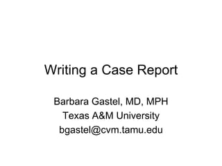 writing-case-reports.ppt