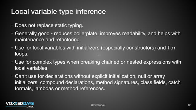 Writing Clean Code With Modern Java Ppt
