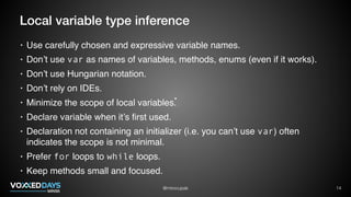 Writing clean code with modern Java | PPT