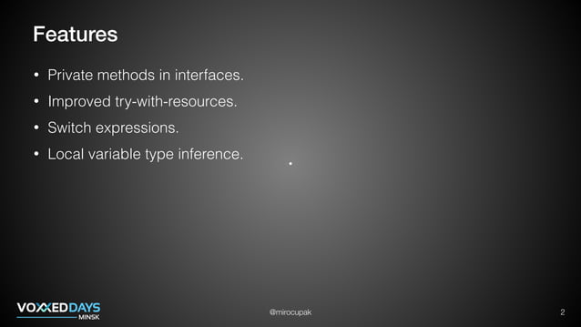 Writing clean code with modern Java | PPT