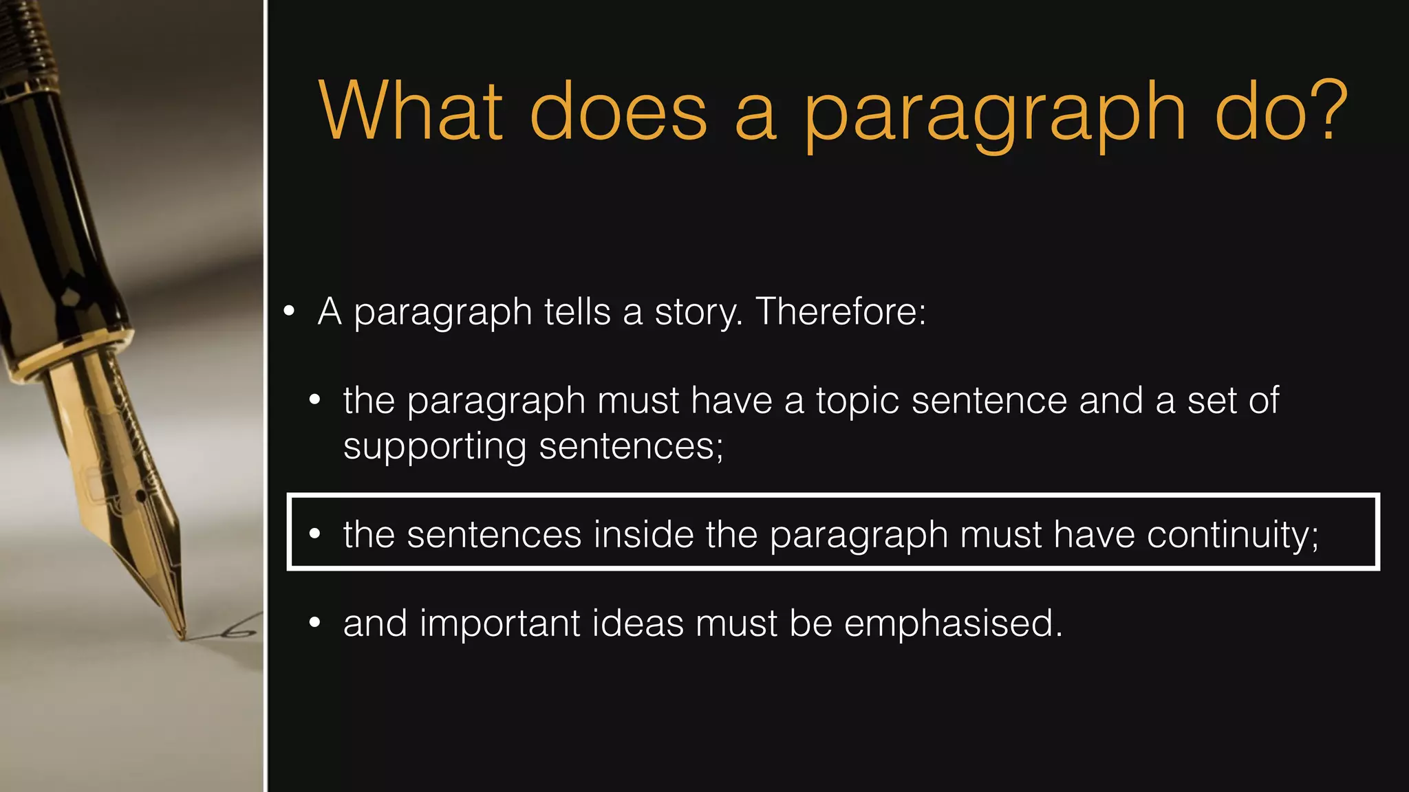 How to write Powerful Paragraphs - Effective Scientific and Business ...