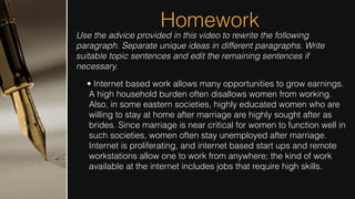 How to write Powerful Paragraphs - Effective Scientific and Business ...