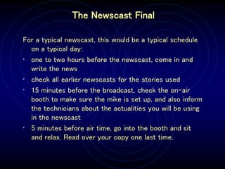 writing-for-radio powerpoint presentation | PPT