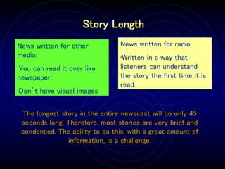 writing-for-radio powerpoint presentation | PPT