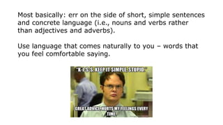 ENGL 208 - Writing for the Ear | PPTX