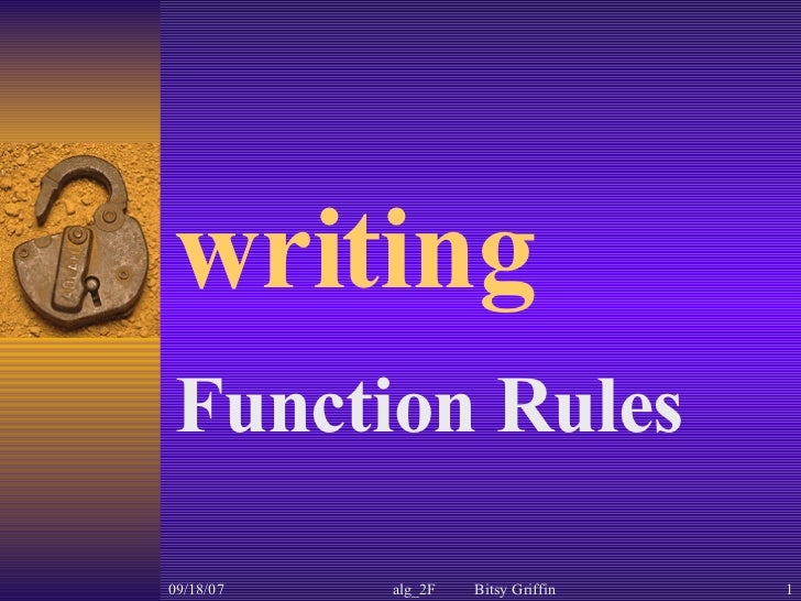 Writing Function Rules writing-function-rules