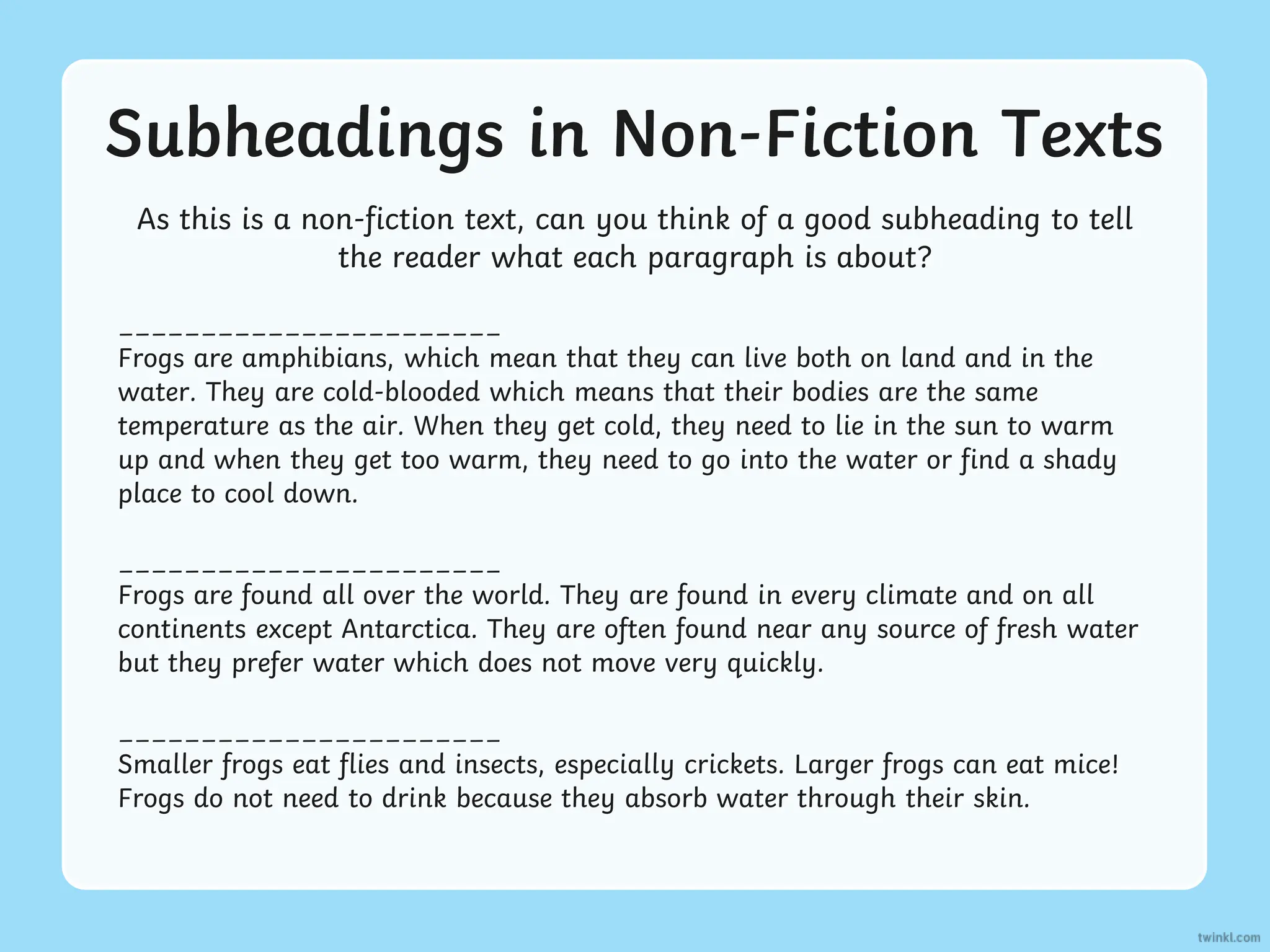 writing-in-paragraphs warm-up activity for students | PPTX